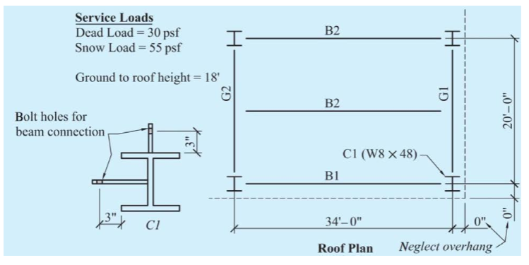 1) Determine the adequacy of a 15 ft tall W12x72 | Chegg.com