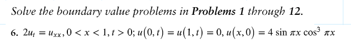 Solved Solve the boundary value problems in ﻿Problems 1 | Chegg.com