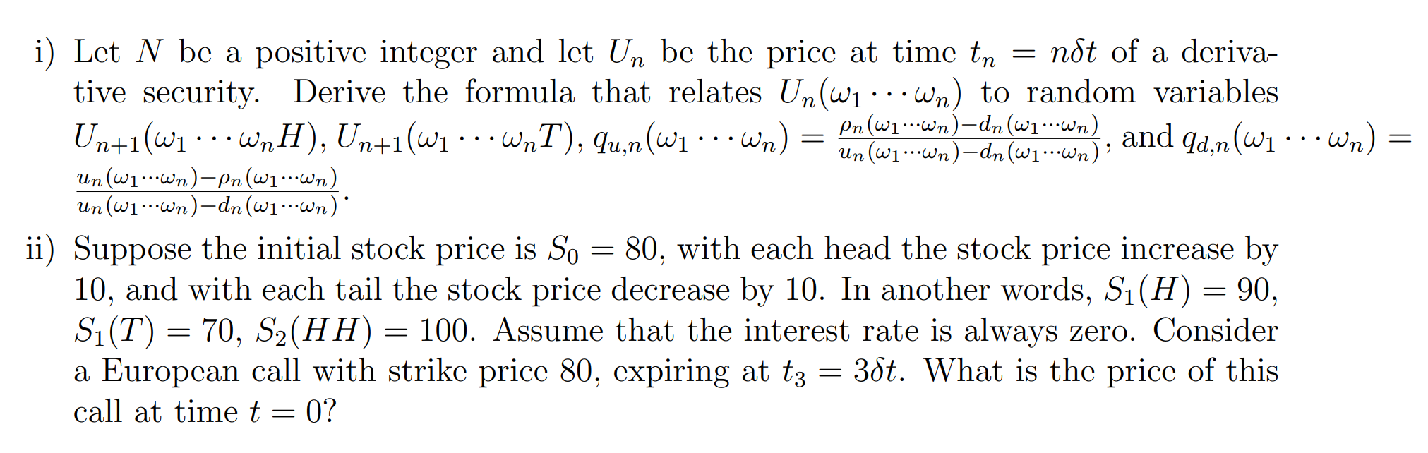 Solved 2 Stochastic Volatility Random Interest Rate