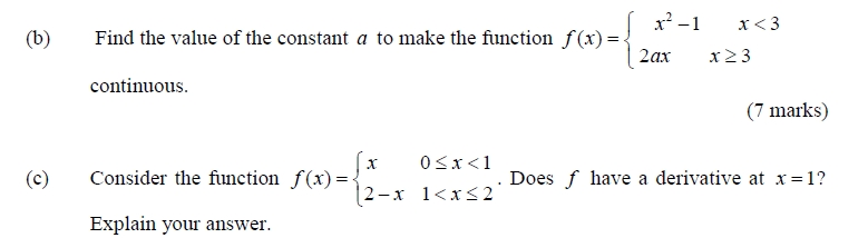Solved Question 3 (a) xsin if x=0 Consider the y=f(x) | Chegg.com