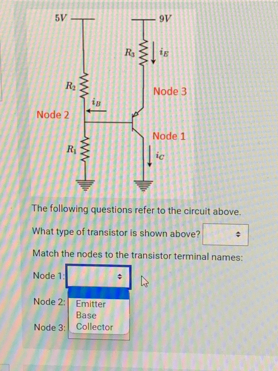 Solved The following questions refer to the circuit above. | Chegg.com
