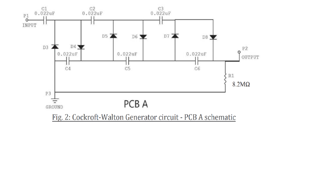 Solved Cockroft-Walton Generator 1) a) Is there an | Chegg.com