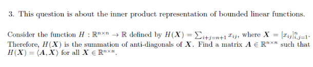 Solved 3. This question is about the inner product | Chegg.com