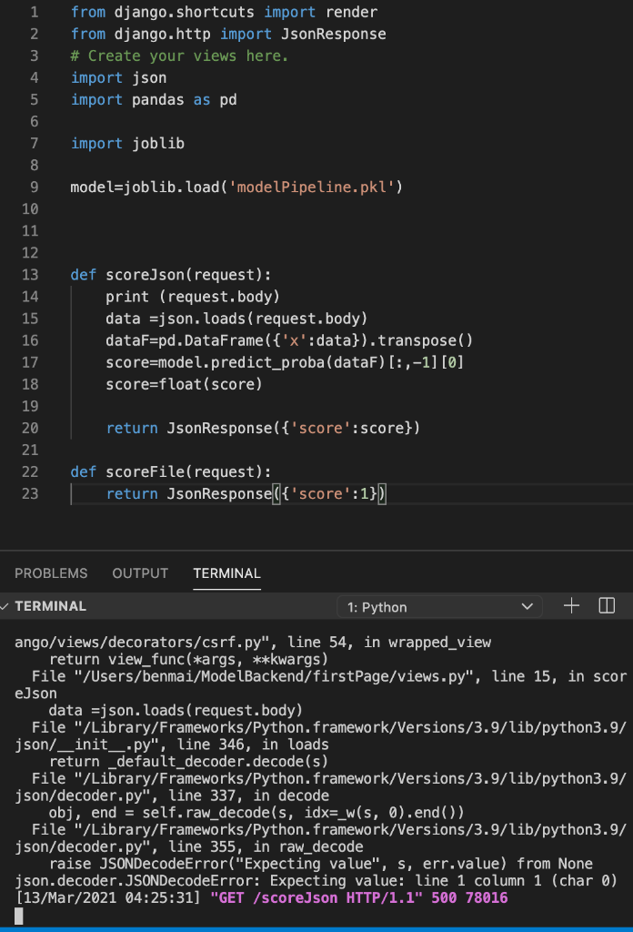 Solved PYTHON DJANGO I keep getting this error: raise | Chegg.com Solved PYTHON DJANGO I keep getting this error: raise | Chegg.com