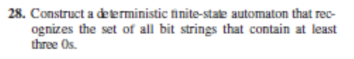 Solved 2. Construct a de terministic finite-state automaton | Chegg.com