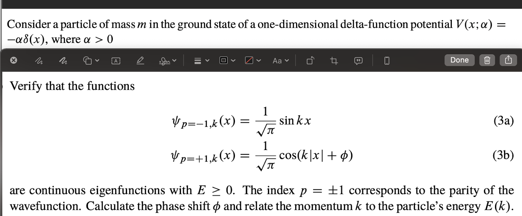 Solved Consider a particle of mass m in the ground state of | Chegg.com