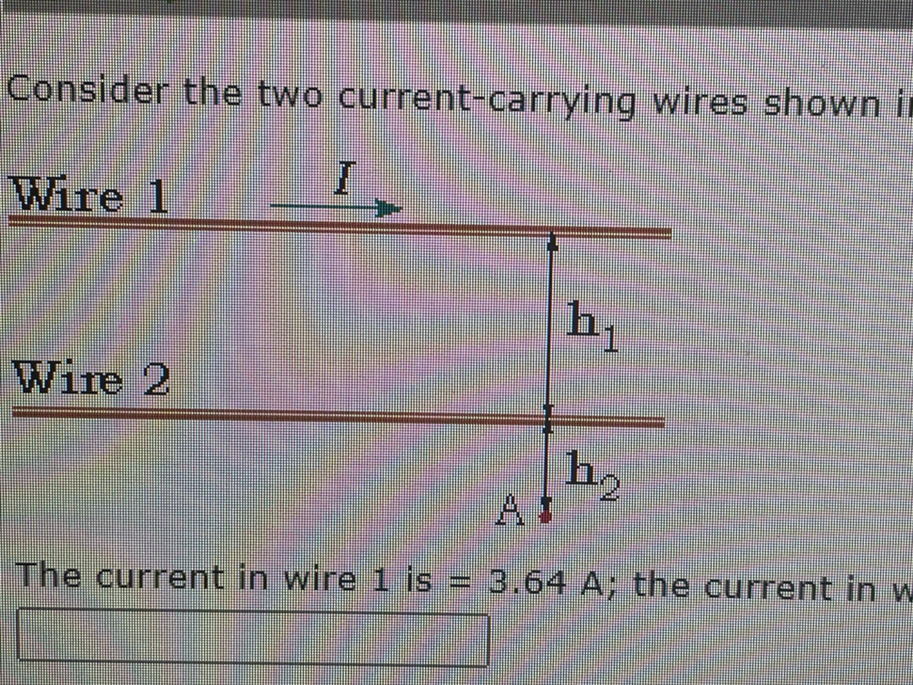 Solved Consider the two current-carrying wires shown in the | Chegg.com