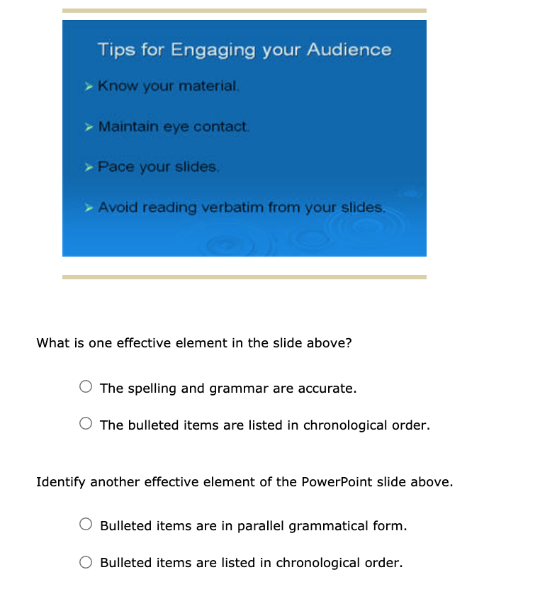 Solved 4. Preparing Engaging Multimedia Presentations The | Chegg.com