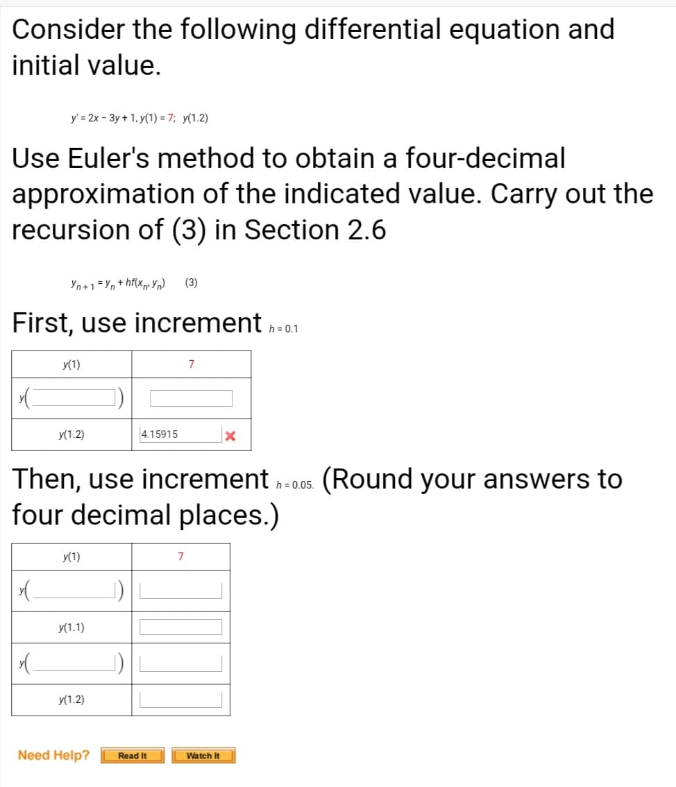 Solved Consider the following differential equation and | Chegg.com