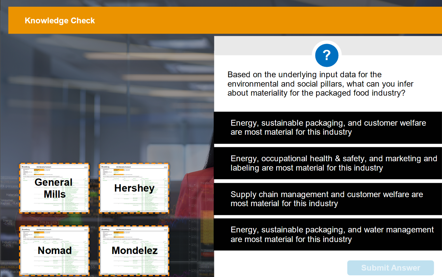 Solved Knowledge Check ? Based on the underlying input data | Chegg.com