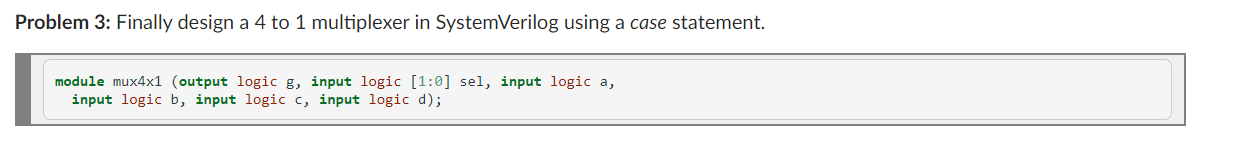 Solved Problem 1: Instantiation exercise: using the steps | Chegg.com