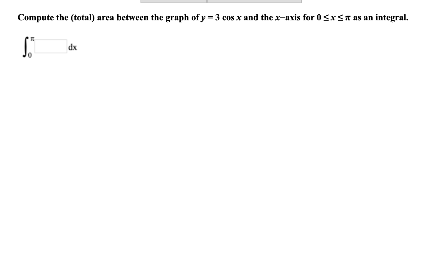 Solved Compute the (total) ﻿area between the graph of | Chegg.com
