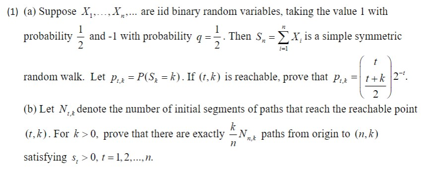 1 A Suppose Xx Are Iid Binary Random