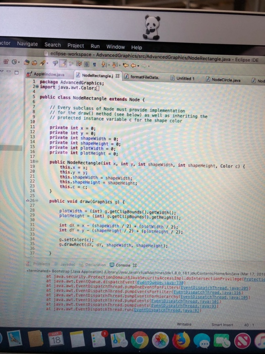 Solved How do I construct a HEXAGON in JComponent Plot in | Chegg.com