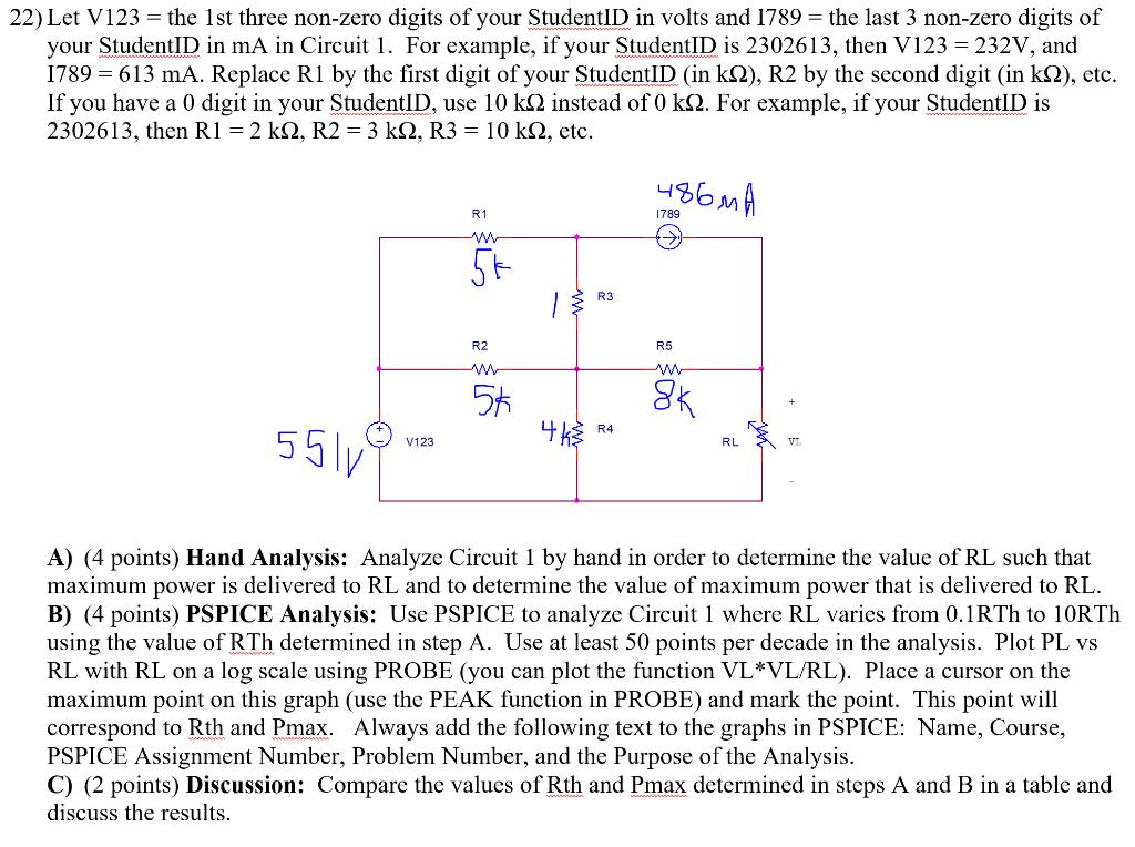 Solved 22) Let V123 = the 1st three non-zero digits of your | Chegg.com