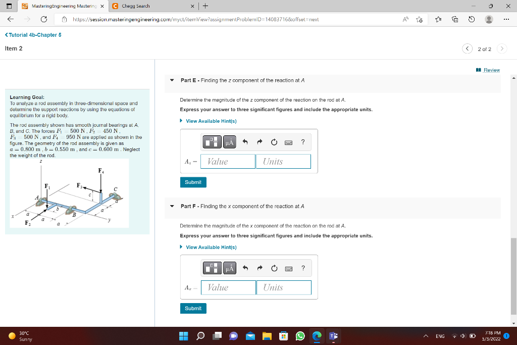 Solved 그 X Mastering engineering Mestering x C chegg Search | Chegg.com