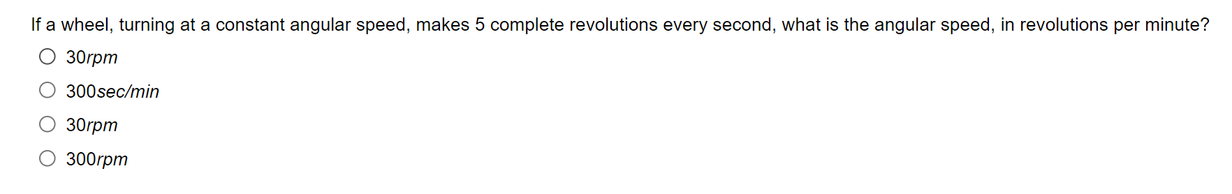 Solved If A Wheel Turning At A Constant Angular Speed