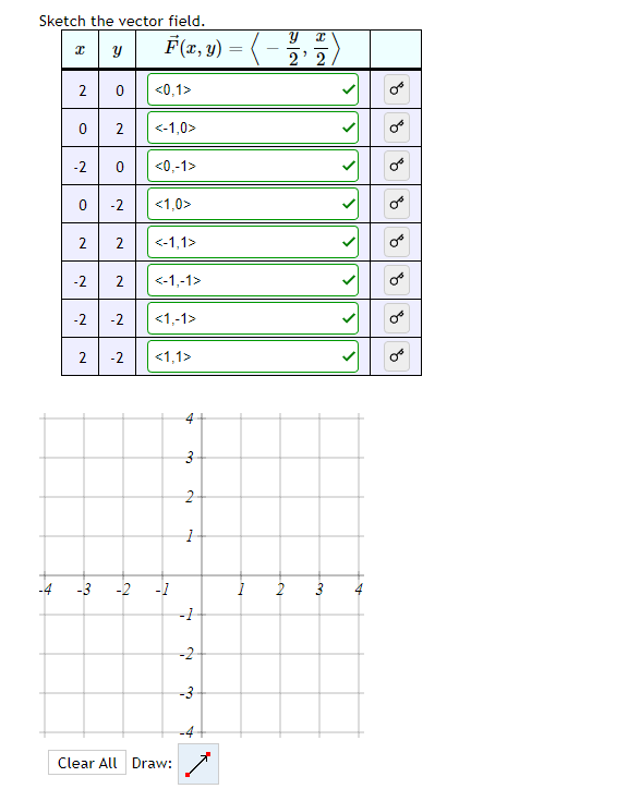 Solved Sketch the vector field. | Chegg.com