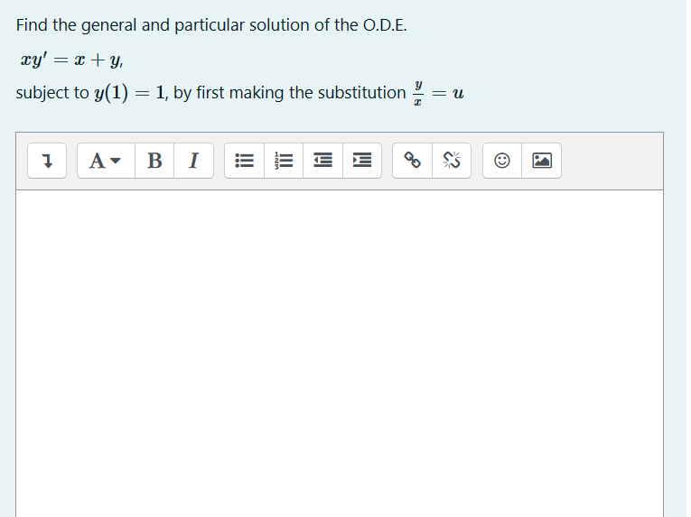 Solved Find the general and particular solution of the | Chegg.com