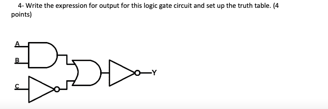 Solved 4-Write the expression for output for this logic gate | Chegg.com