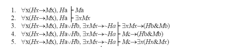 Solved For each of the following sequents, provide a proof | Chegg.com