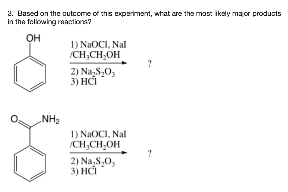 Solved 3. Based on the outcome of this experiment, what are | Chegg.com