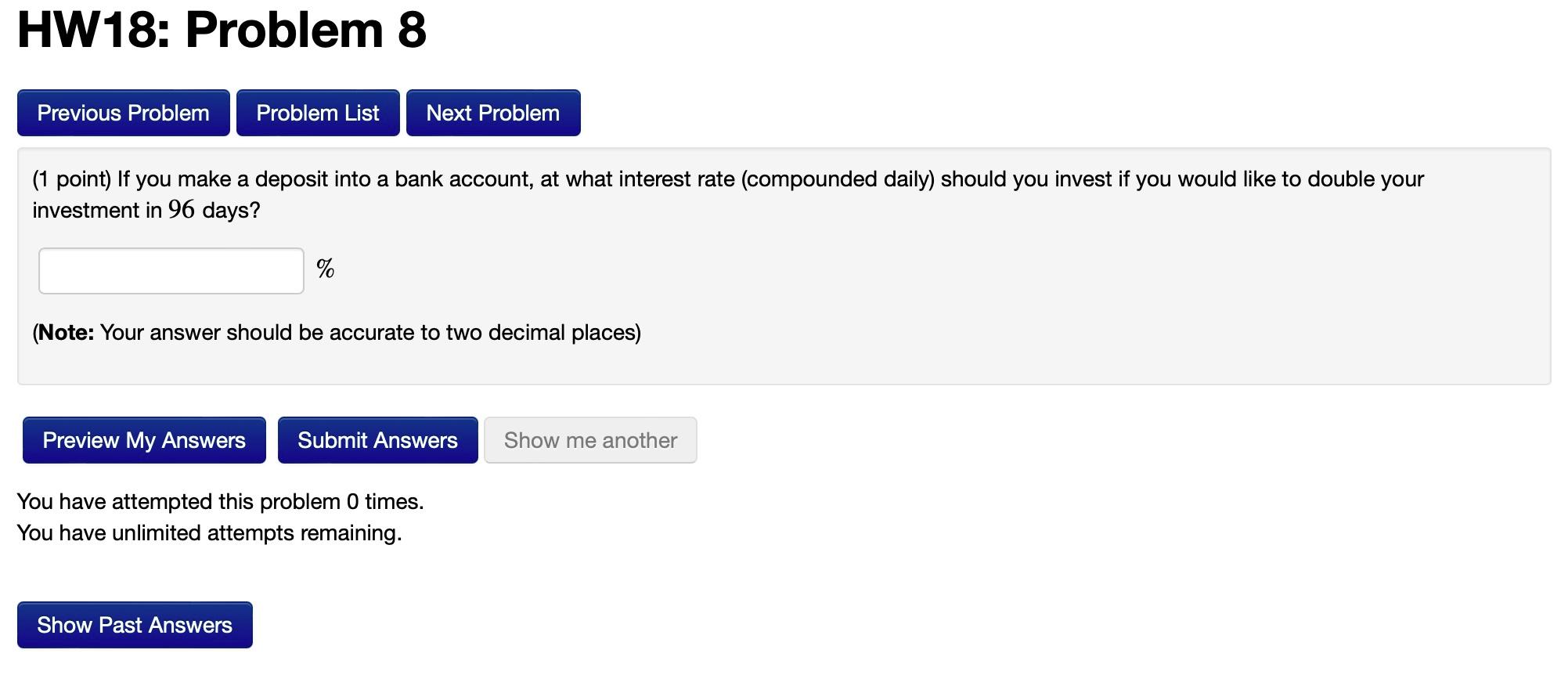Solved HW18: Problem 8 Previous Problem Problem List Next | Chegg.com