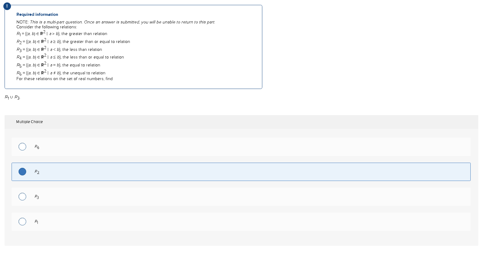 Solved Required information NOTE: This is a multi-part | Chegg.com