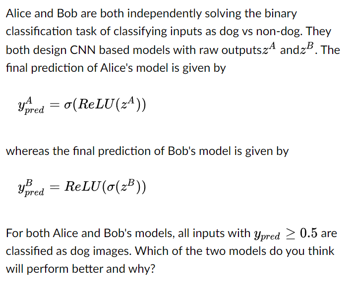 Solved Alice and Bob are both independently solving the | Chegg.com