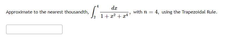 Solved dc Approximate to the nearest thousandth, ☺ with n = | Chegg.com