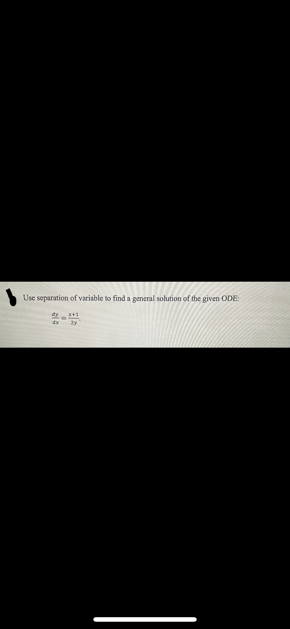 Solved Use separation of variable to find a general solution | Chegg.com