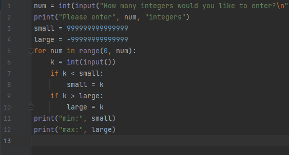 Solved 1 num = 2 3 4 5 6 int(input("How many integers would | Chegg.com
