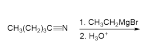 Solved CH3(CH2)3C≡N2⋅H3O+ 1. CH3CH2MgBrThe following two 13C | Chegg.com