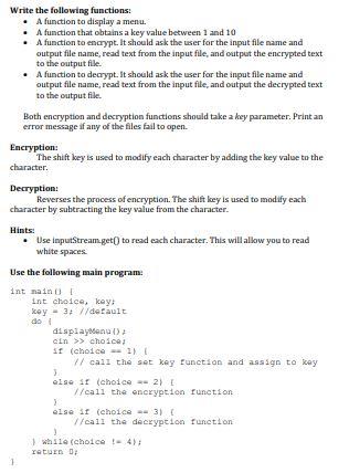 Solved Objectives: - Lears about security and cryptography | Chegg.com