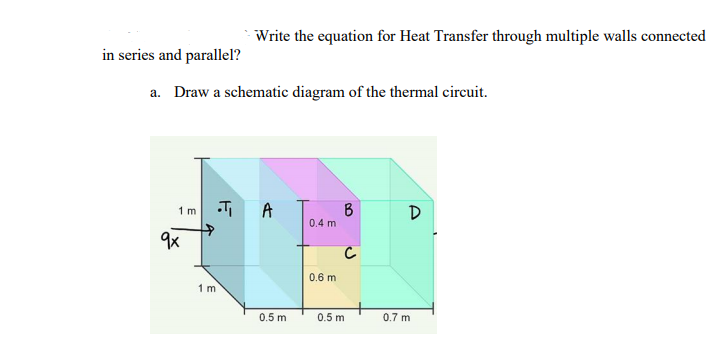 Solved Write the equation for Heat Transfer through multiple | Chegg.com