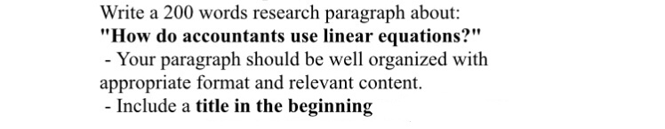 Solved Write a 200 words research paragraph about: "How do | Chegg.com