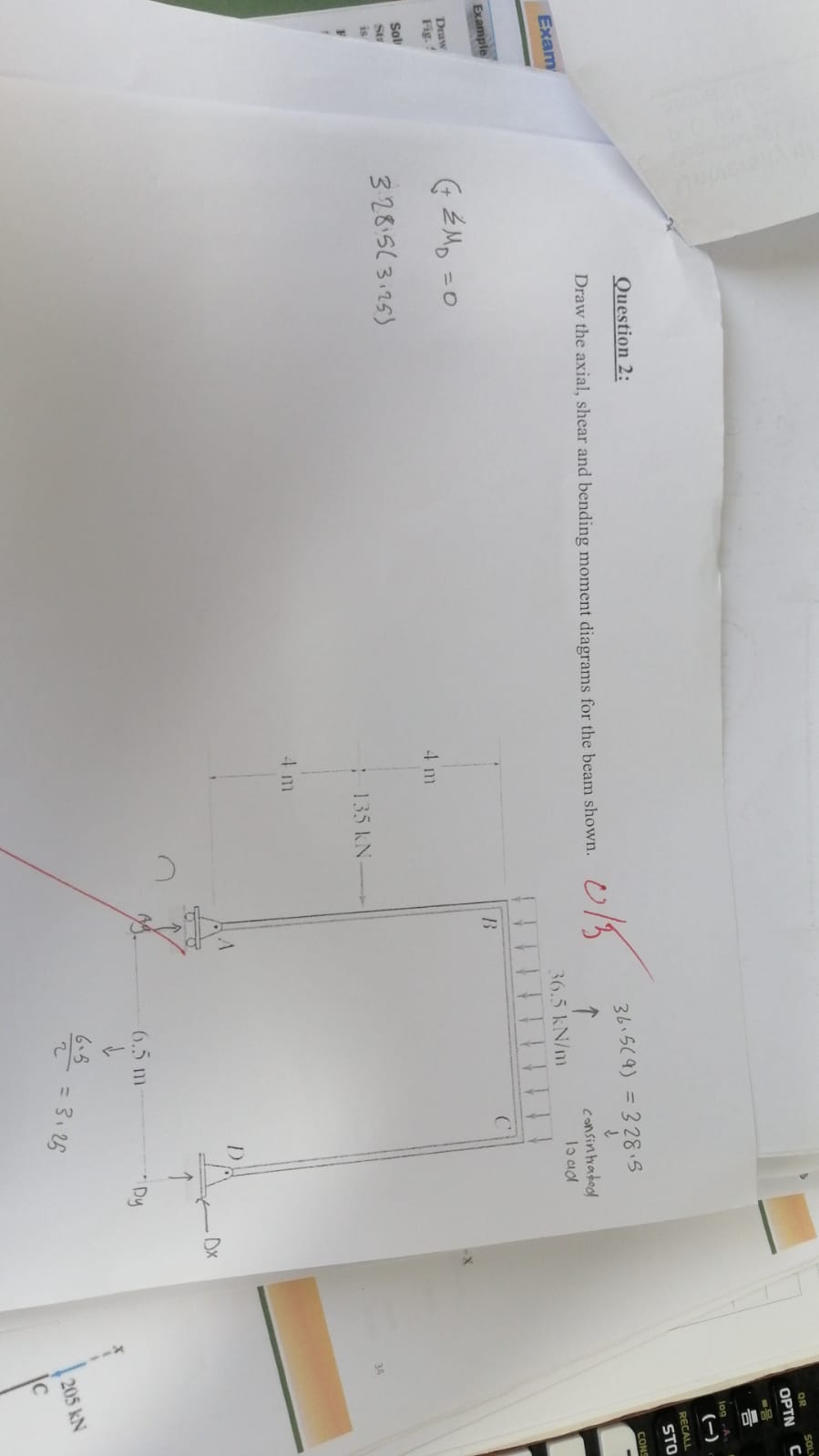 Solved C∑MD=0328.5(3.25) | Chegg.com