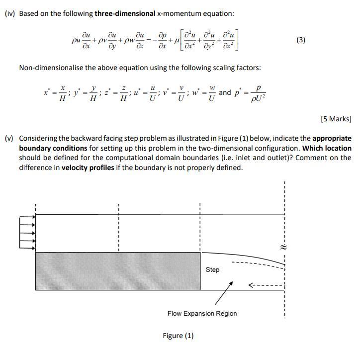 The mass conservation equation is given as: | Chegg.com