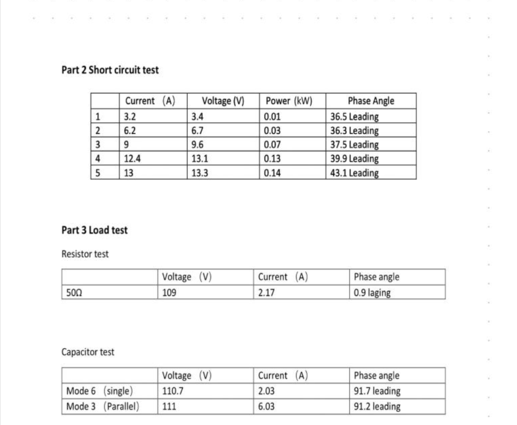 Solved 1. Calculate the transformer equivalent circuit | Chegg.com