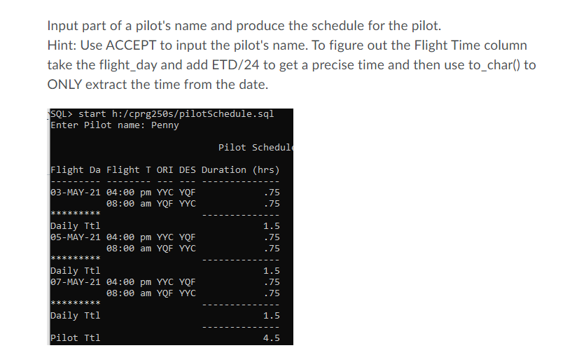 Solved This is the full question please show this on sql if | Chegg.com