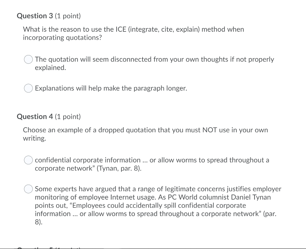 Solved Question 1 (1 point) Choose the sentence with the | Chegg.com