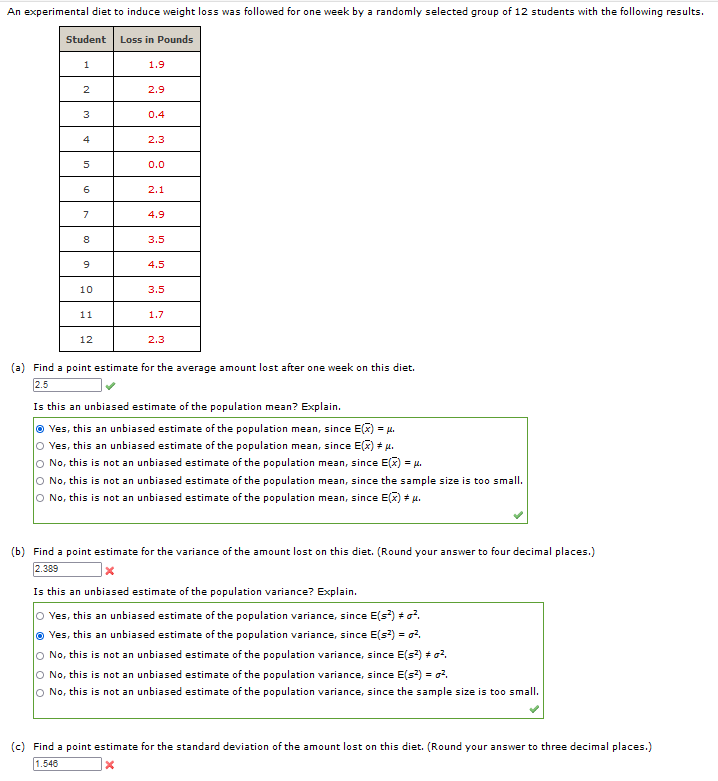 Solved (a) Find a point estimate for the average amount lost | Chegg.com