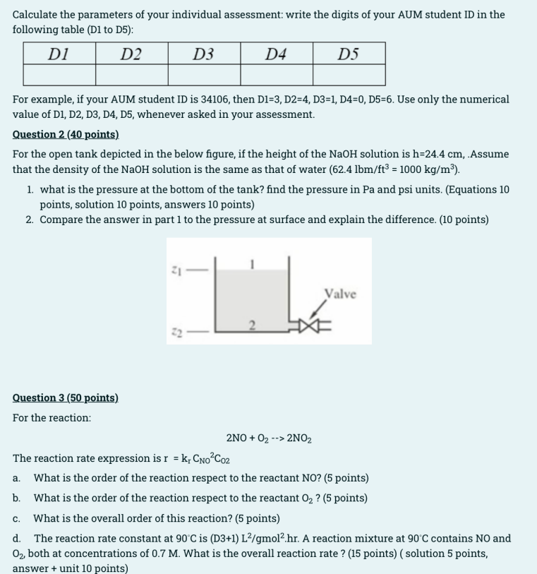 Solved Calculate the parameters of your individual | Chegg.com