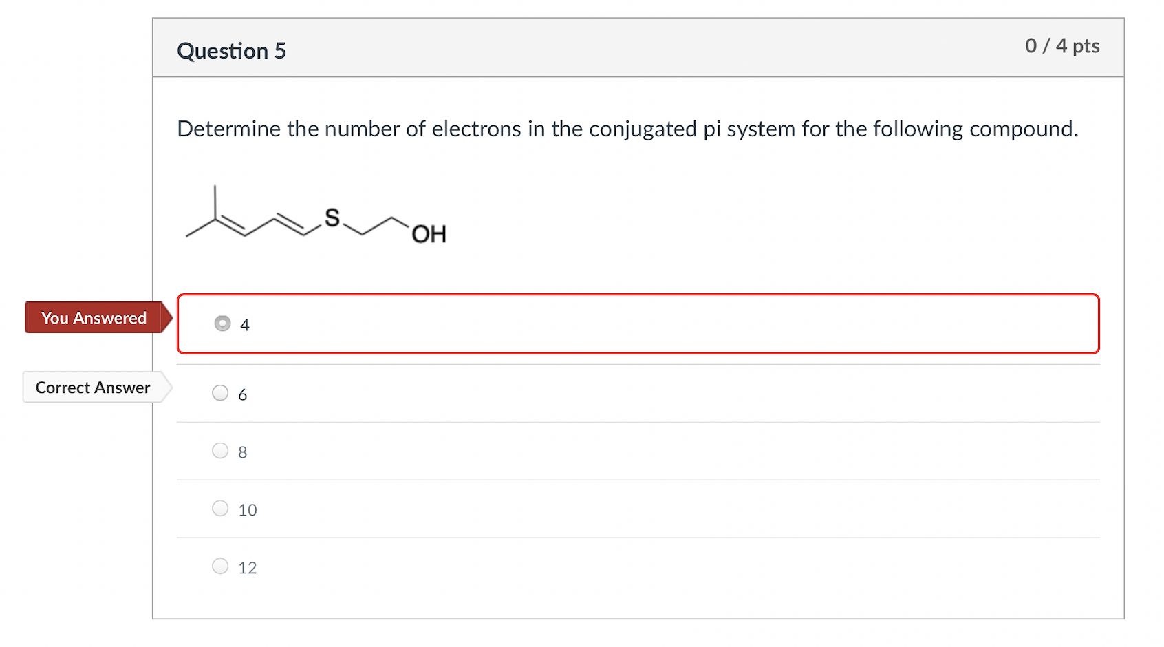 Solved determine the number of electrons in the conjugated | Chegg.com