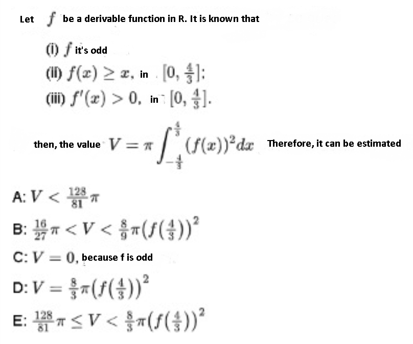 Solved Let f be a derivable function in R. It is known that | Chegg.com
