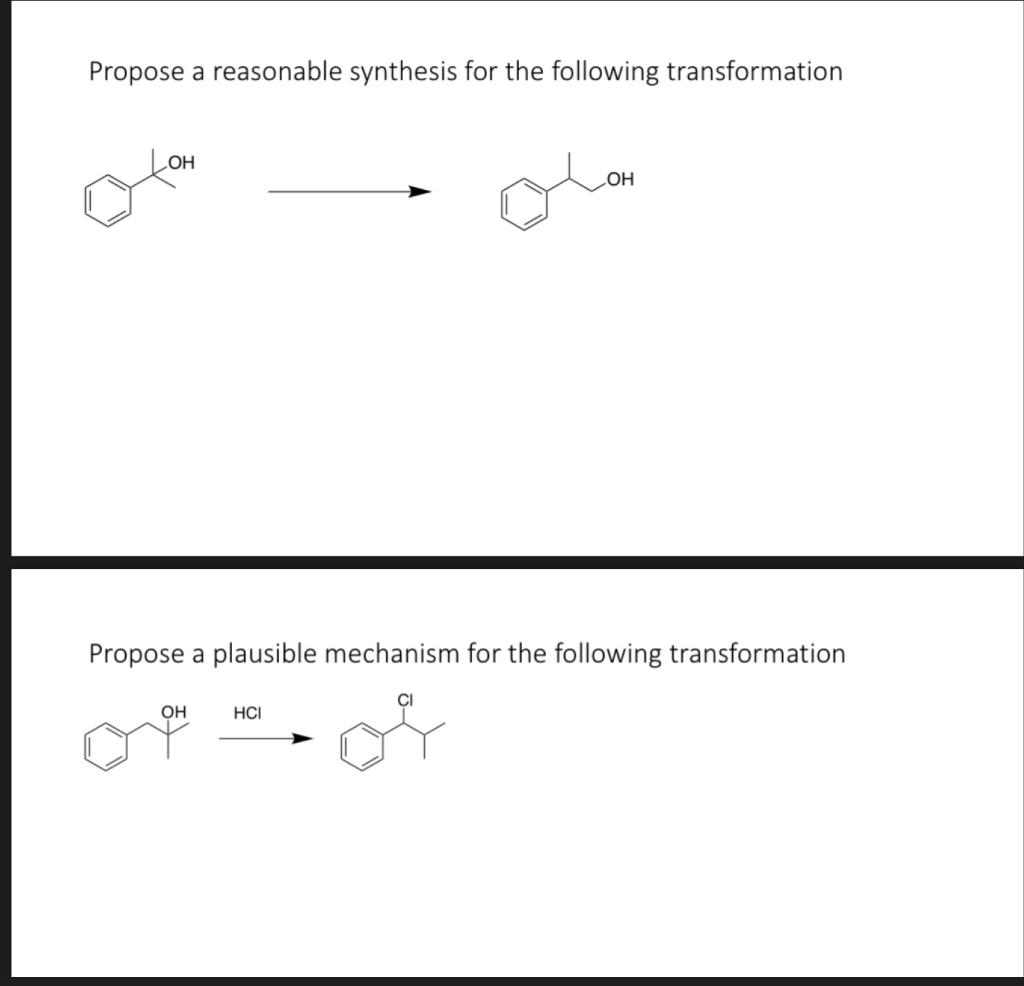 Solved Propose a reasonable synthesis for the following | Chegg.com Solved Propose a reasonable synthesis for the following | Chegg.com