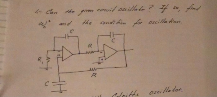 Solved ven circuit oscilla te so ぐ | Chegg.com