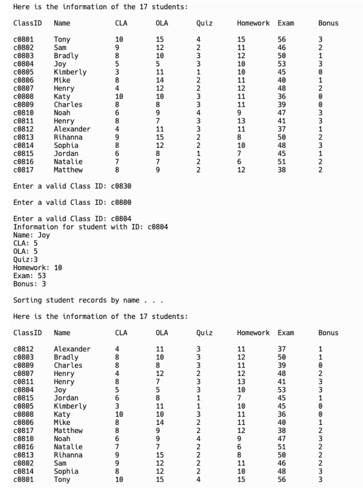 Solved Project 1 Structure And Array Description Write A Chegg