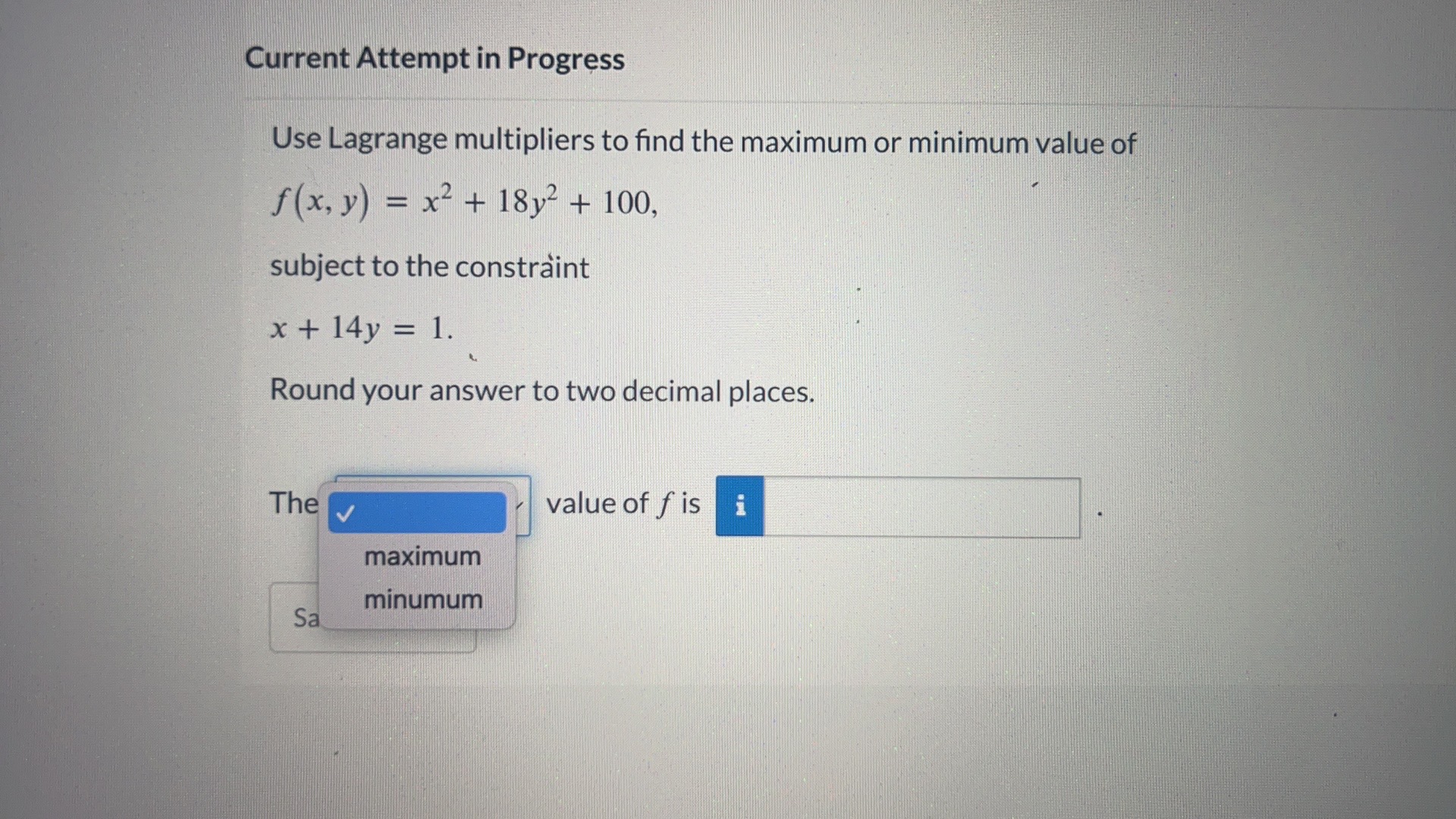Solved Use Lagrange multipliers to find the maximum or | Chegg.com