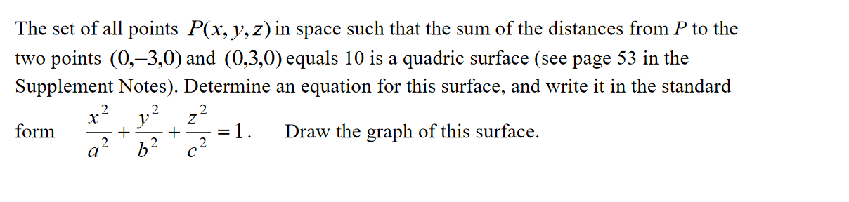 Solved Write an equation in simplified form for the set of | Chegg.com